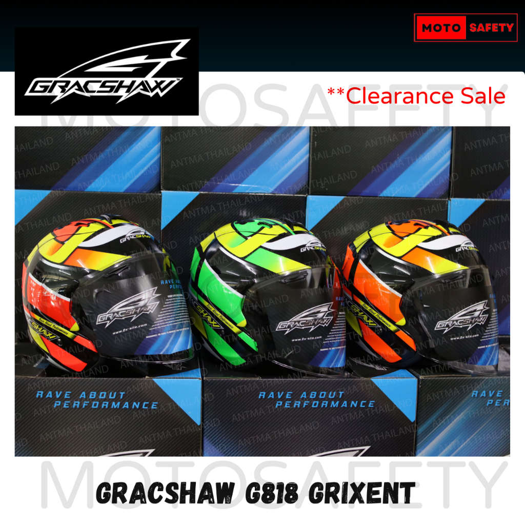 [ราคาโละ] หมวกเปิดหน้า Gracshaw G818 Grixent | Shopee Thailand