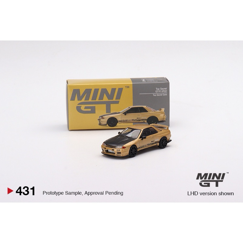MINI GT No. 431 Top Secret Gold Nissan Skyline GT-R VR32 [ JAPAN EXCLUSIVE PRODUCT ] | Shopee ...