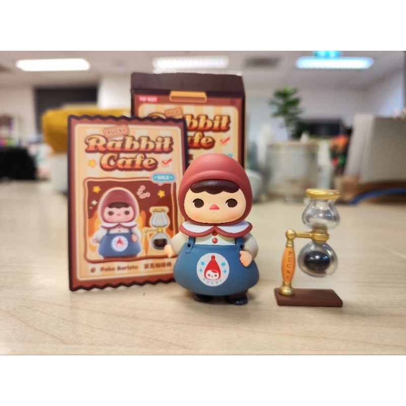 (พร้อมส่ง) (เช็คการ์ด) โมเดล POPMART Pucky Rabbit Cafe | Shopee Thailand