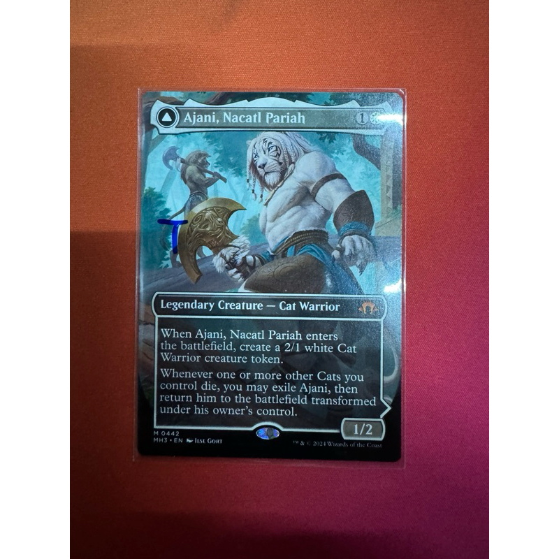 MTG Modern Horizons 3 Variants: Ajani, Nacatl Pariah (0442 - Borderless ...