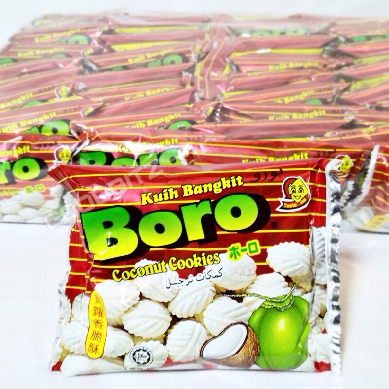 Boro coconut cookies คุกกี้รสมะพร้าว ละลายในปาก ( 1 แพ็ค 40 ห่อ ...