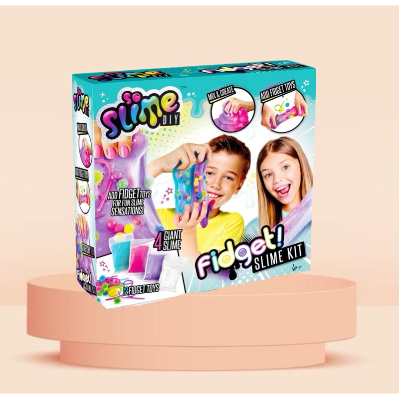 So Slime Kit, 800g of Slime, 4 Slime Colours inc Clear, 12 Toys, ASMR ...