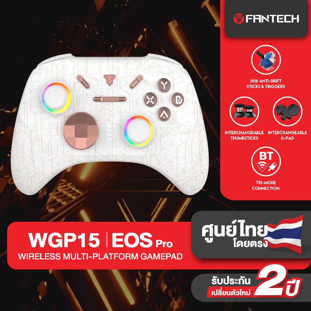 FANTECH Wireless gaming controller จอยเกมมิ่งไร้สาย / bluetooth รองรับ ...