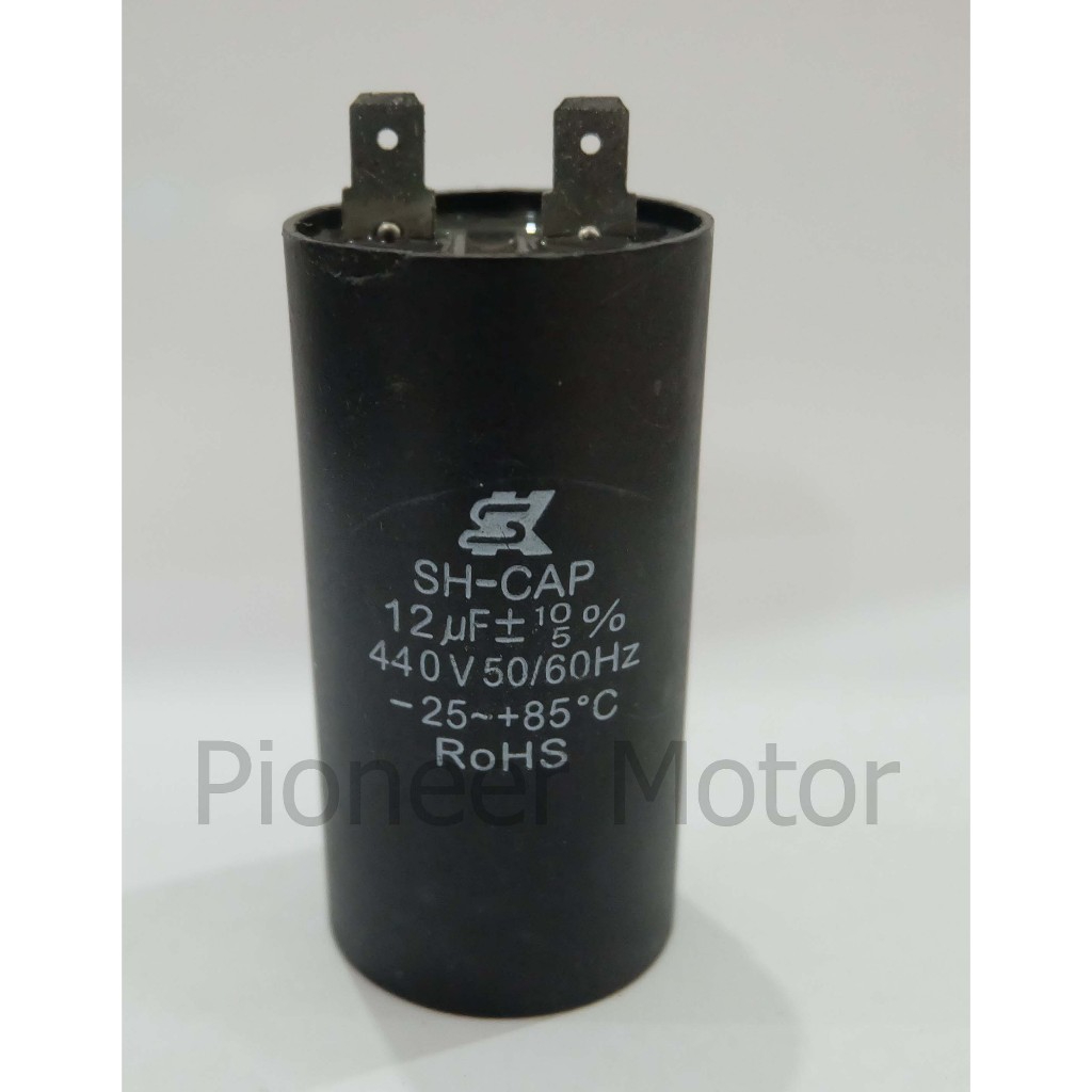 คาปาซิเตอร์ แคปรัน แคปสตาร์ท 12uF 440V 50/60Hz สำหรับ ปั้มน้ำ START CAPACITOR RoHS | Shopee Thailand