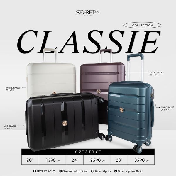 กระเป๋าเดินทาง 28 นิ้ว กระเป๋าเดินทาง SECRET POLO คอลเลคชั่น CLASSIE ...