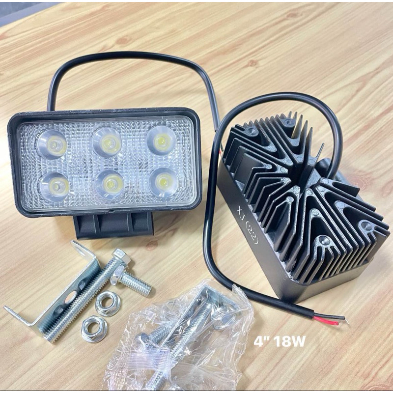 แพ็คคู่2ชิ้น C18W สปอร์ตไลท์LED รถยนต์ รถบรรทุก 12-24Vใส่ได้ | Shopee Thailand