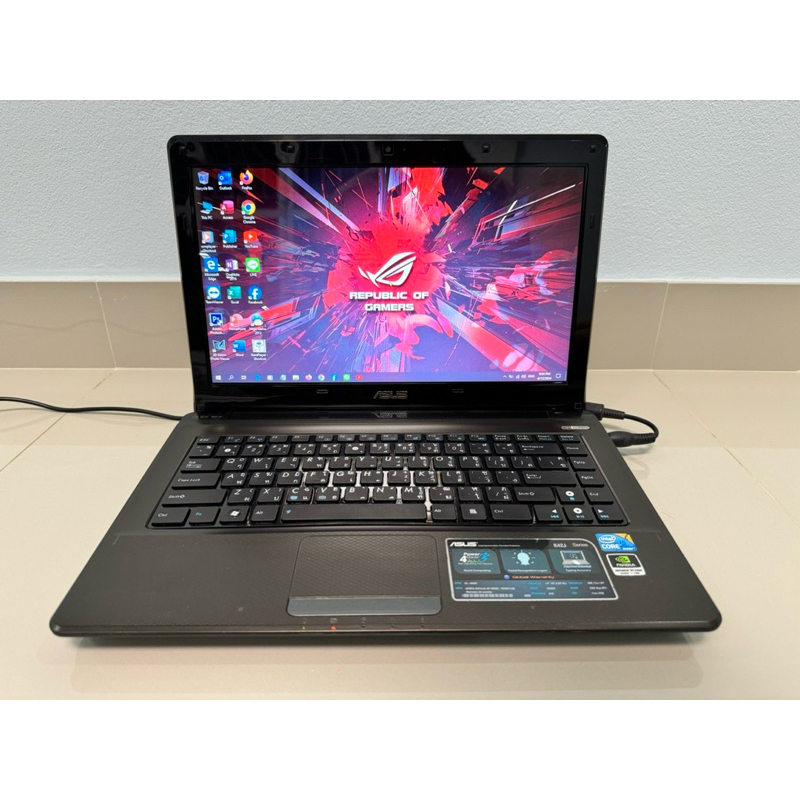โน๊ตบุ๊ค Asus รุ่น K42JV สเปคแรง Core i5 การ์ดจองแยก NVIDIA GeForce GT ...