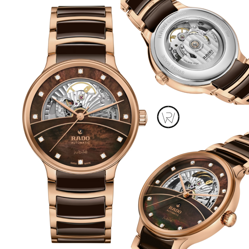 นาฬิกา RADO รุ่น CENTRIX AUTOMATIC DIAMONDS OPEN HEART 39.5 mm | Shopee ...