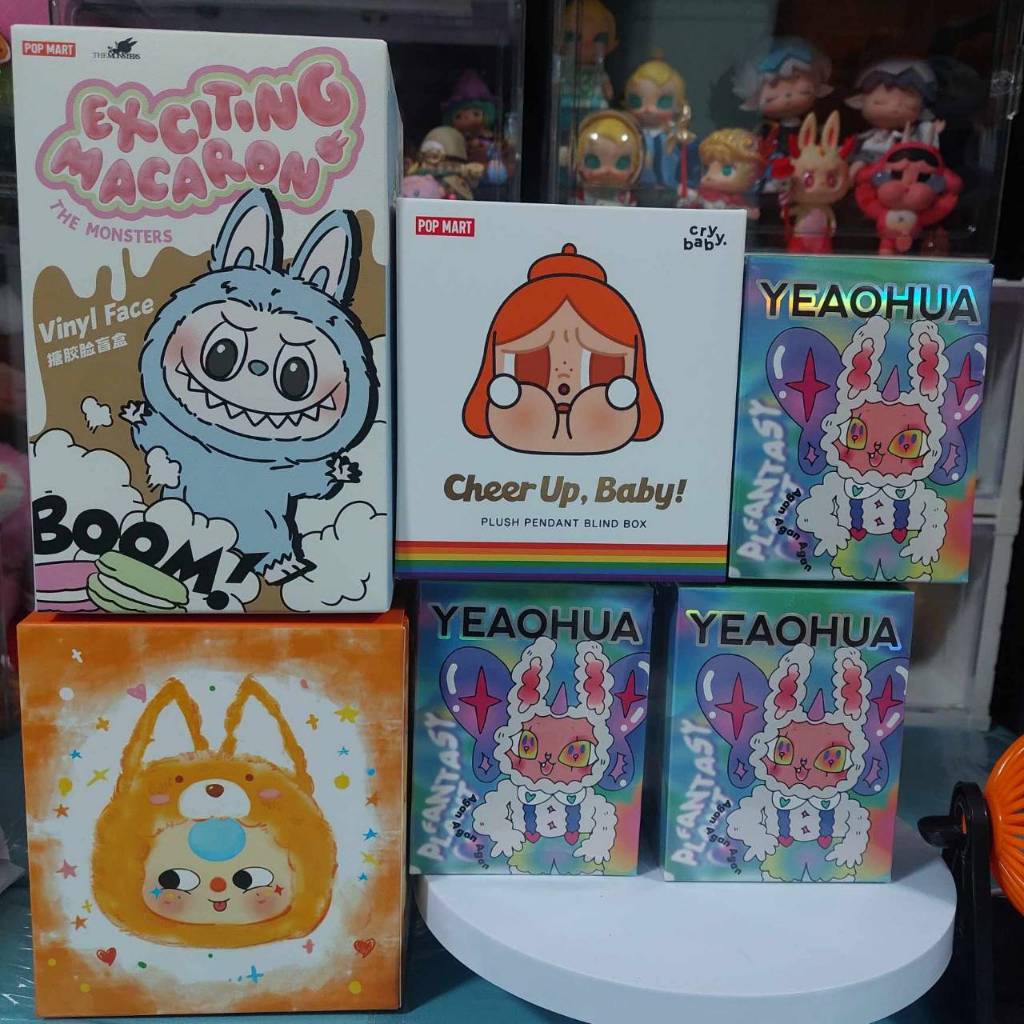 💥จุ่มในจุ่ม💥 ลุ้น Labubu Macaron, Cry Baby Cheer Up, Baby! จ้า | Shopee ...