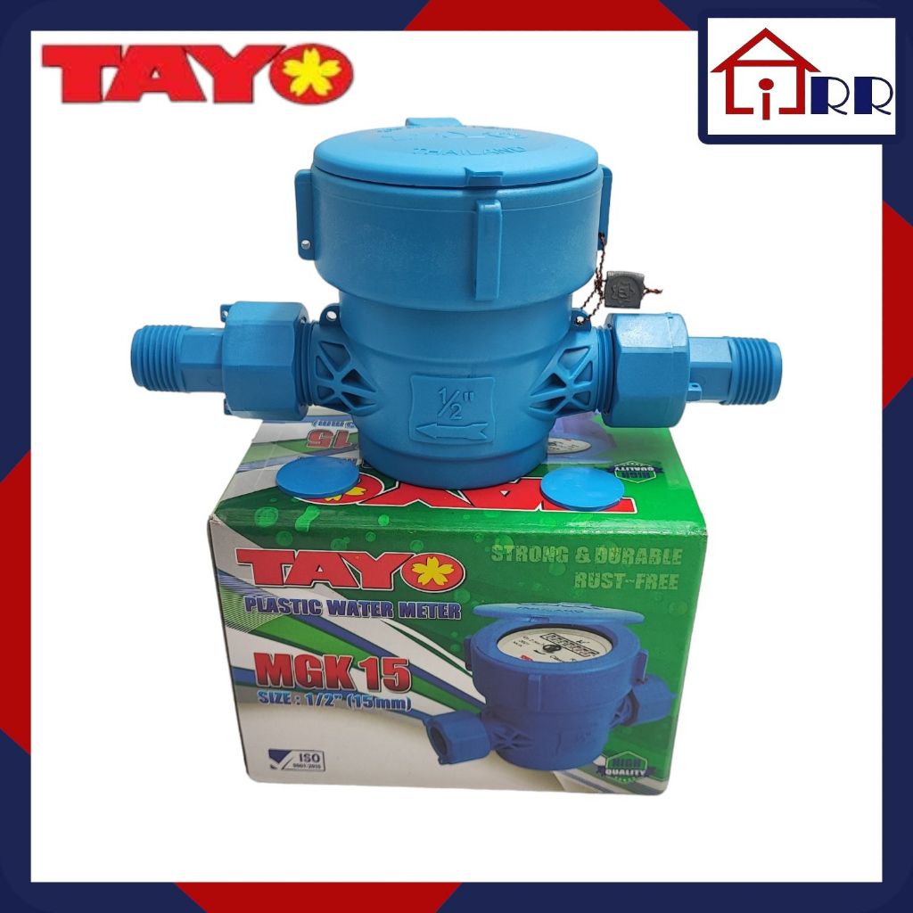 มิเตอร์น้ำ 1/2" TAYO MGK-15 (LXS-15E) มาตรวัดน้ำ สีน้ำเงิน | Shopee Thailand