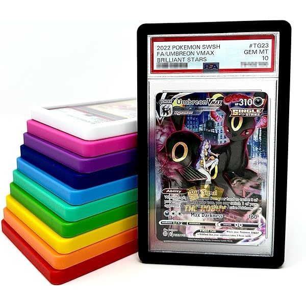 Pokemon Card "Rigid Slab Guards Graded Card Slab Bumper Protector ...
