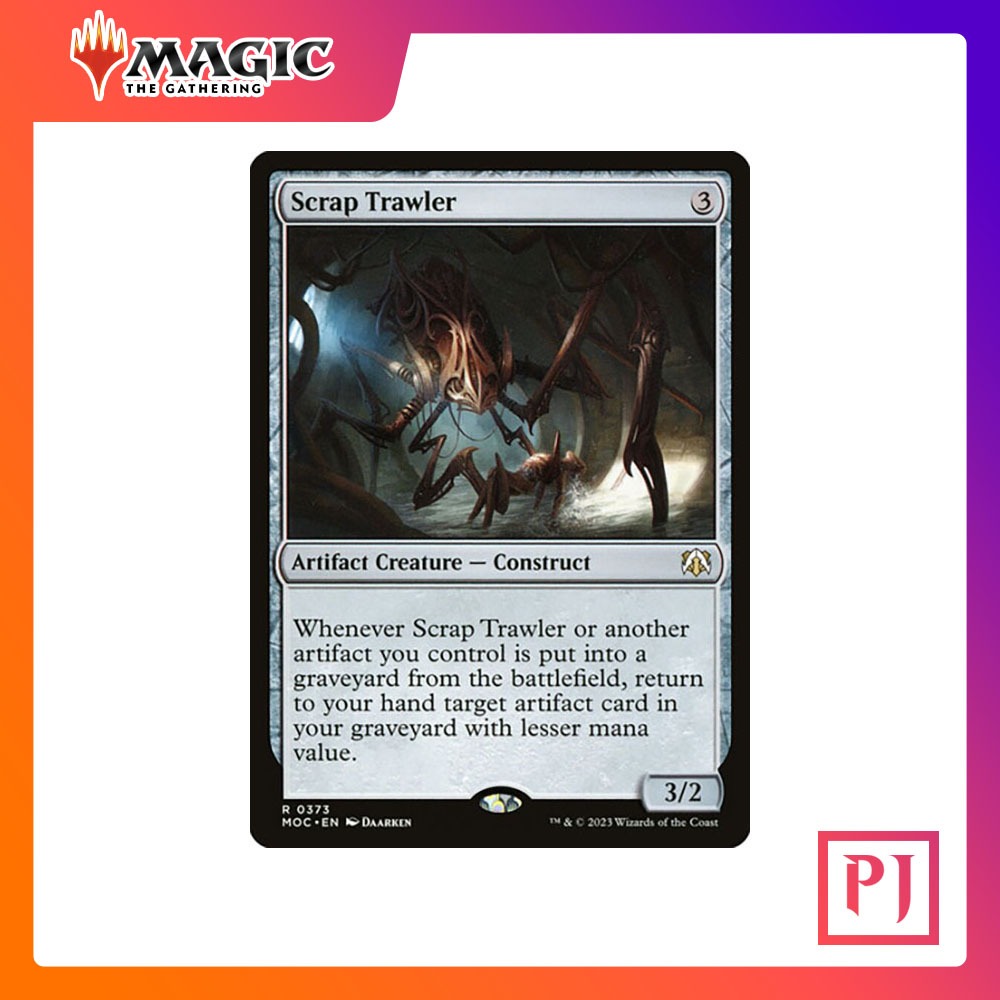 [MTG] Scrap Trawler [MOC] [ARTIFACT] [RARE] [NORMAL] [ENG] (การ์ดเมจิค ...