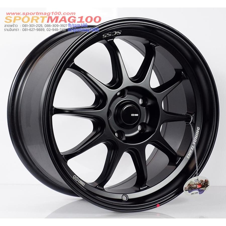 ล้อแม็กซ์ Enkei SC55 สีดำด้าน 8-17นิ้ว 5รู114 ET35 [21171] | Shopee ...
