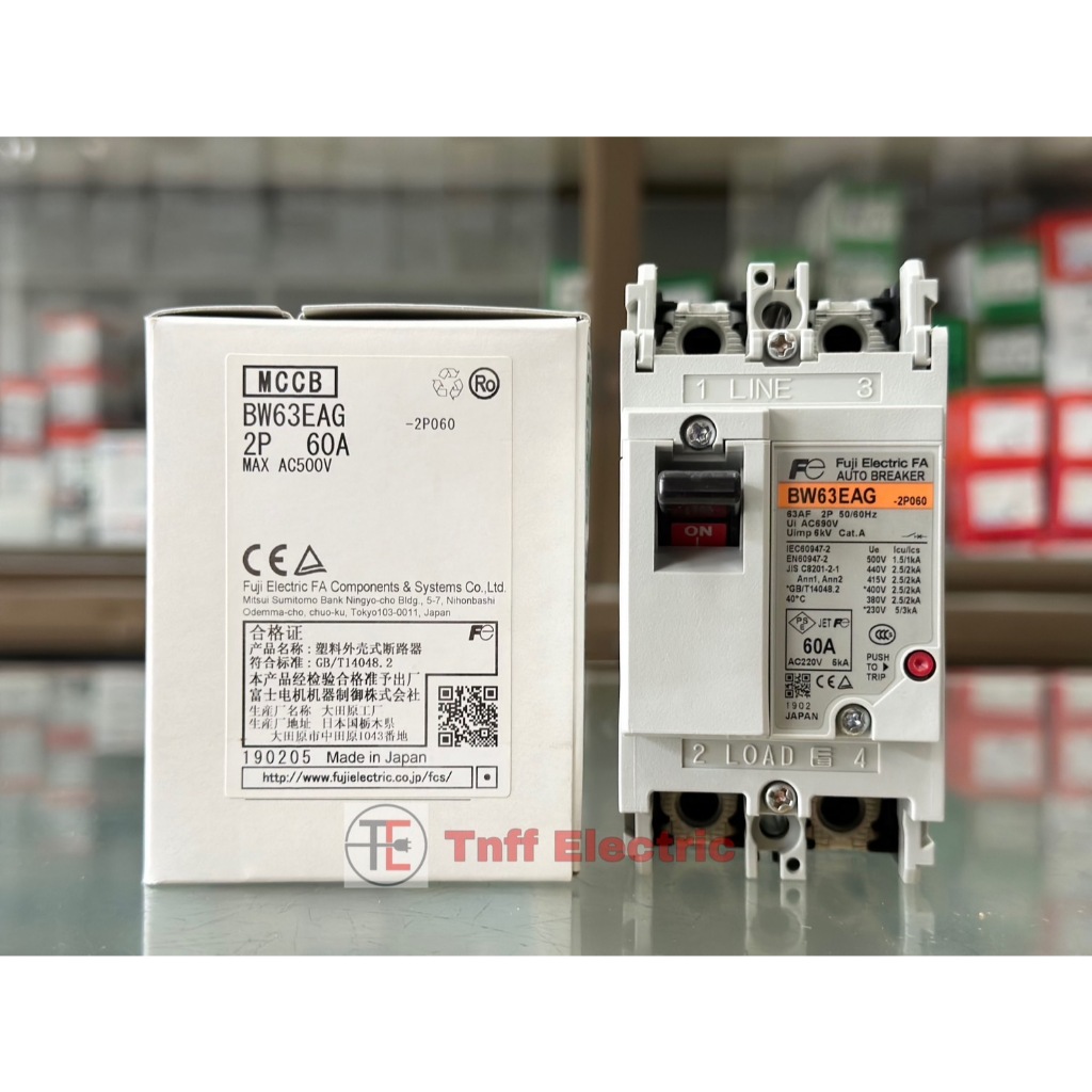 Fuji Electric BW63EAG 2P (60A, 63A) เซอร์กิต เบรกเกอร์ 2 สาย | Shopee ...