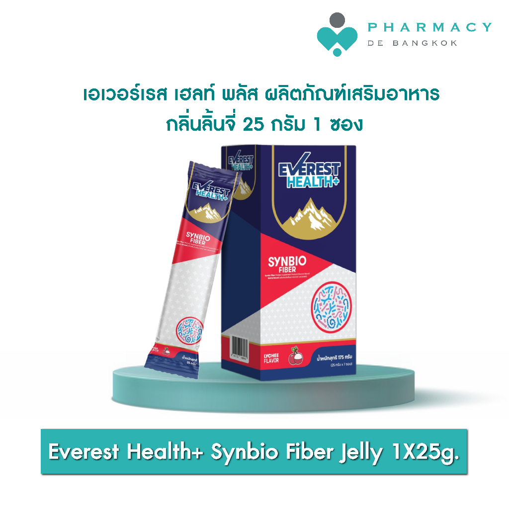 PDB Everest Health+ Synbio Fiber Jelly 25 กรัม เอเวอร์เรส เฮลท์ พลัส ...