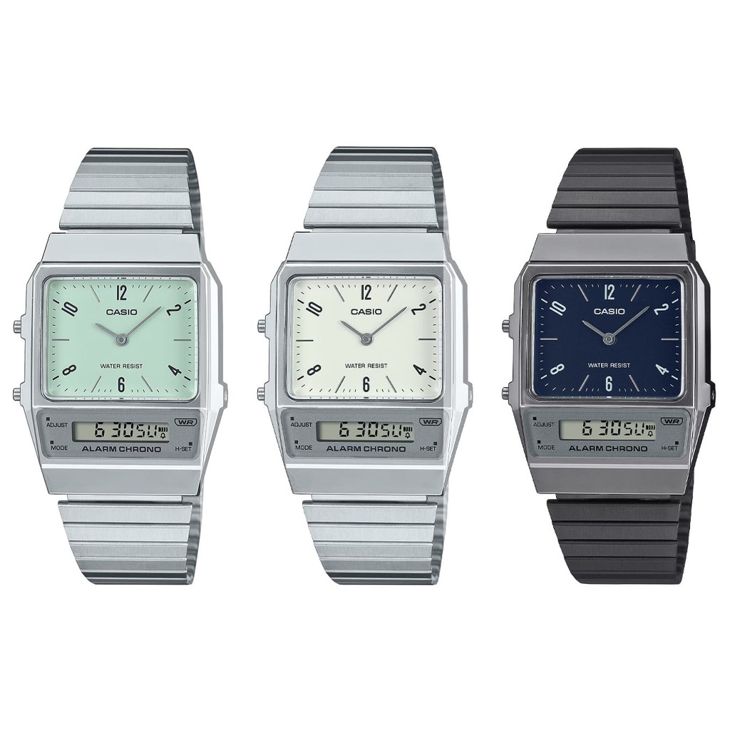 Casio Standard นาฬิกาข้อมือผู้ชาย รุ่น AQ-800,AQ-800E,AQ-800EB (AQ-800E-3A,AQ-800E-7A2, AQ-800EB ...