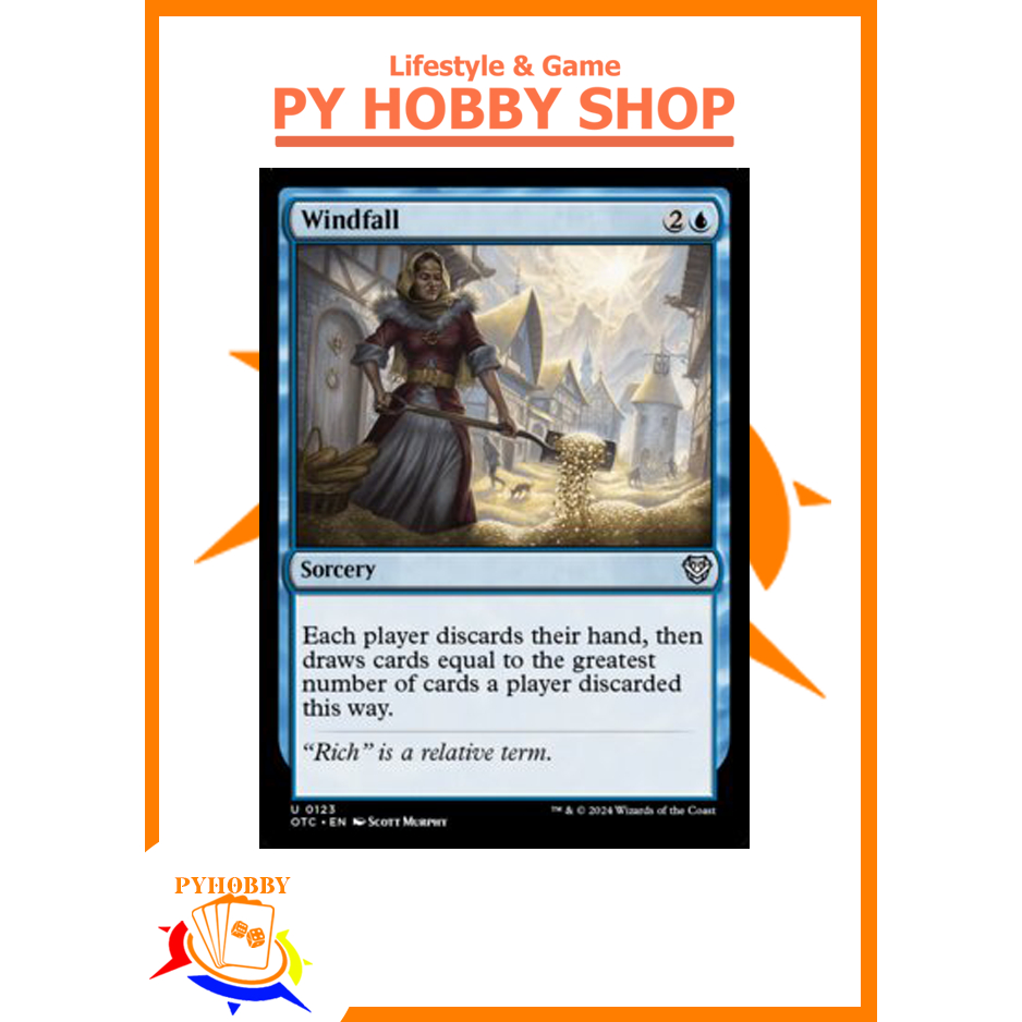 [MTG] Outlaws of Thunder Junction Commander Decks: Windfall | Shopee ...