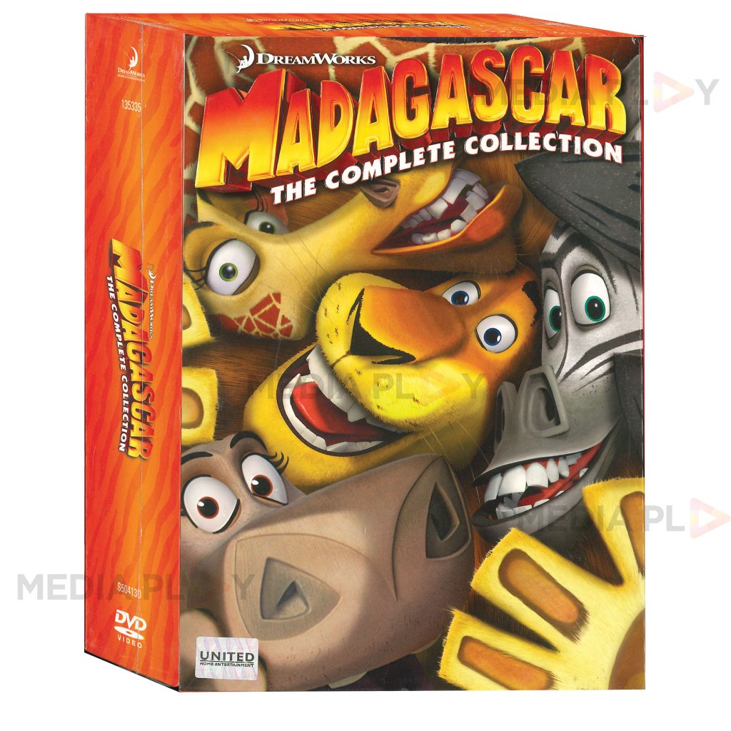 Media Play DVD Madagascar The Complete Collection/ มาดากัสการ์ 1+2+3 ...