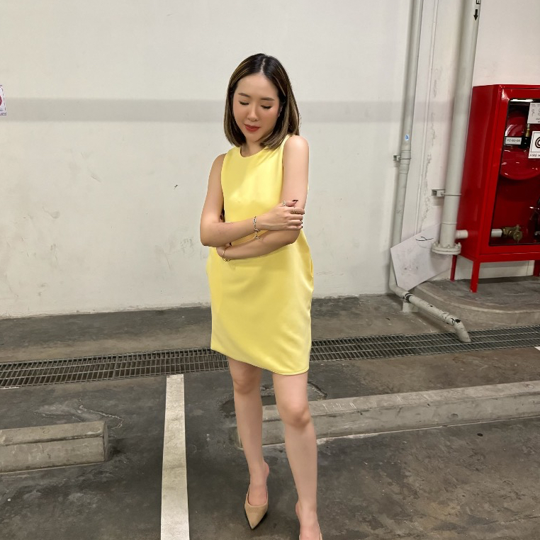 SLAY. - Bobbi Short Dress เดรสสั้นแขนกุด (ซิปหลังซับในทั้งตัว) | Shopee ...