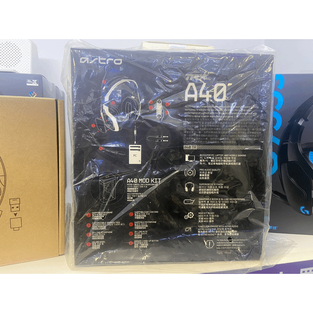 Logitech Astro A40 หูฟังเกมมิ่งระดับโปร สำหรับมือถือและคอมพิวเตอร์ ...