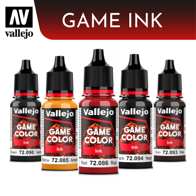 VALLEJO : GAME INK สีอะคริลิค 18ml. | Shopee Thailand