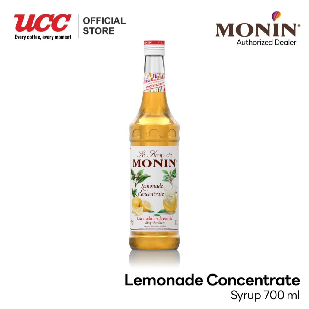MONIN Lemonade Concentrate Syrup น้ำเชื่อมกลิ่นเลม่อนเข้มข้น 700ml ...