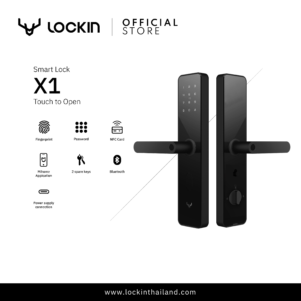 Lockin Smart Digital Door Lock X1 | Shopee Thailand