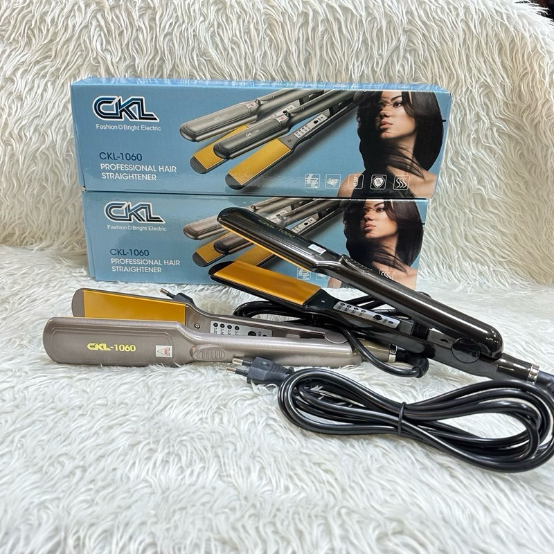 CKL-1060 เครื่องหนีบผม ที่หนีบผม ปรับความร้อน4ระดับ ร้อนเร็ว หนีบตรง ทำวอลลุ่ม งุ้มปลาย | Shopee ...