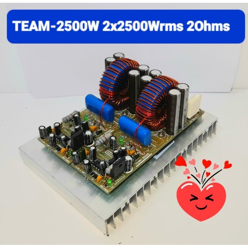 บอร์ด Class D วัตต์สูง TEAM-2500+2500W 1โมดุล=2-CH | Shopee Thailand