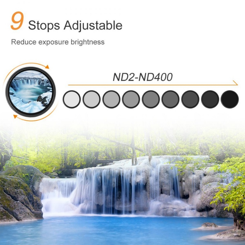 K&F B-Series Variable Fader ND2-ND400 Filter ประกันศูนย์ไทย 2 ปี ...