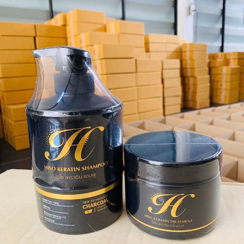 ไฮโซเคราติน HISO KERATIN แชมพู+ทรีทเม้นท์ 300 ml. | Shopee Thailand