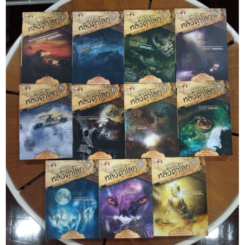 PACK SET 11 เล่ม รหัสลับหลังคาโลก The Tibet Code เล่ม 1-11 จบ เหอหม่า นิยายแปลจีนมือสอง มีตำหนิ ...