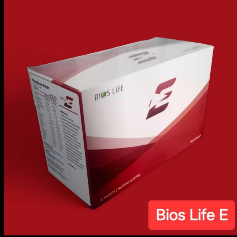 ไบอ้อสไลฟ์อี Bios life E / แบบกล่อง 30 ซอง /มีแป่งขาย 10 ซอง | Shopee ...