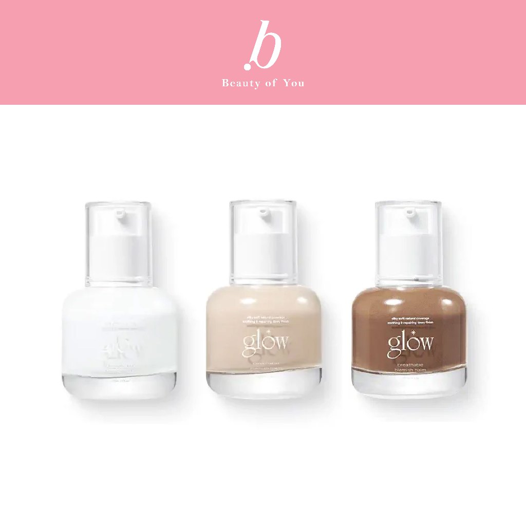 GLOW BREATHABLE BLEMISH BALM ( #WHITE #ONE #BROWN) [ BEAUTY OF YOU ...