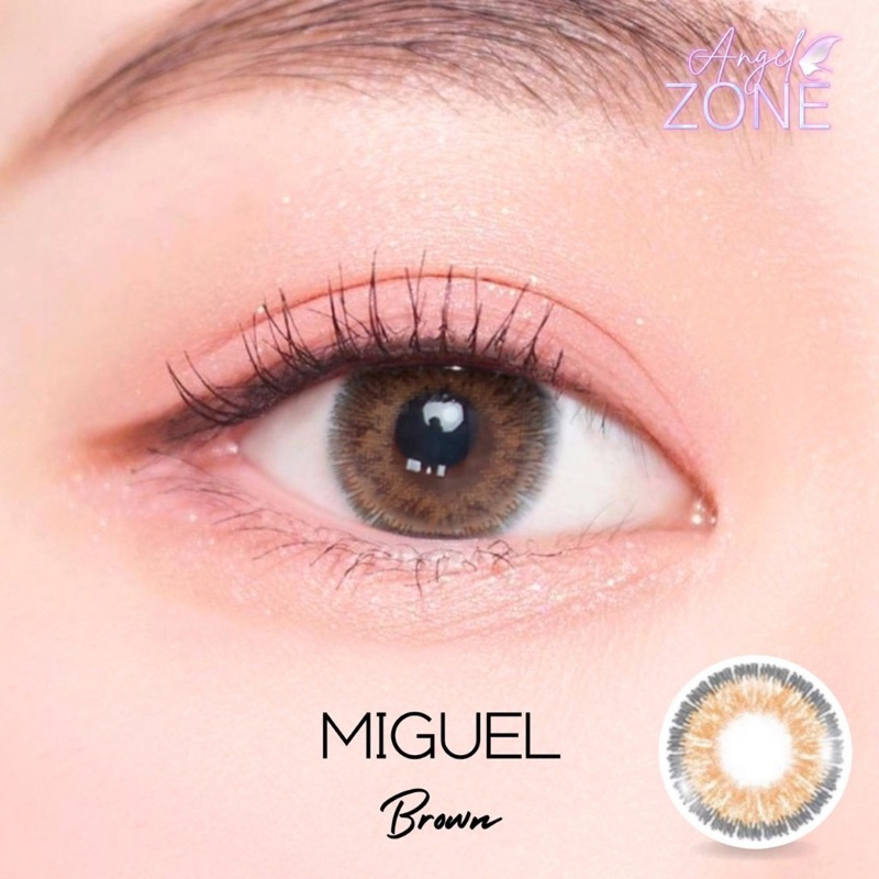 คอนแทคเลนส์ Angelzone Color รุ่น Miguel สีน้ำตาล (รายเดือน) คอนแทคเลนส์ Angelzone คอนแทคเลนส์แอง ...