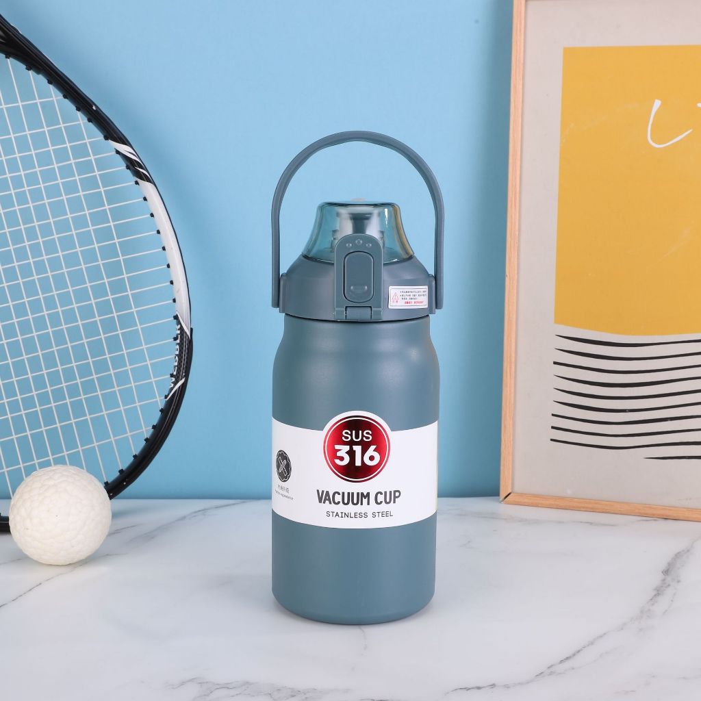 J072 กระติกน้ำ ขวดนำ้ 1.3L/800ml/1.7L แท้งค์สแตนเลส 316 กระติกน้ำเก็บความร้อน | Shopee Thailand