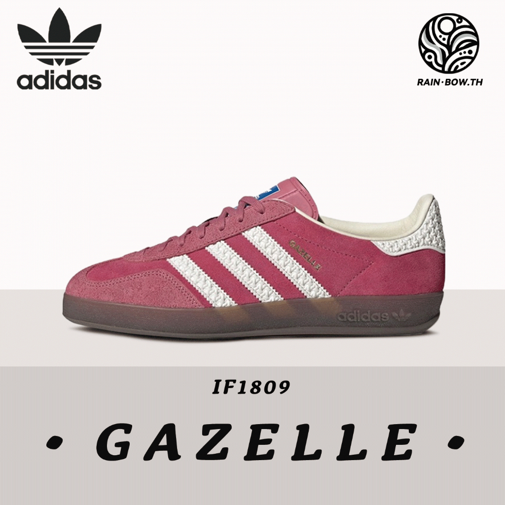 กีฬากลางแจ้ง Adidas originals Gazelle Indoor IF1809 รองเท้าลำลองแฟชั่น ...
