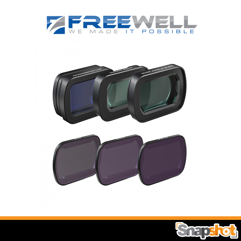 FREEWELL DJI Osmo Pocket 3 Lenses [Macro Lens, Wide-Angle Lens ...