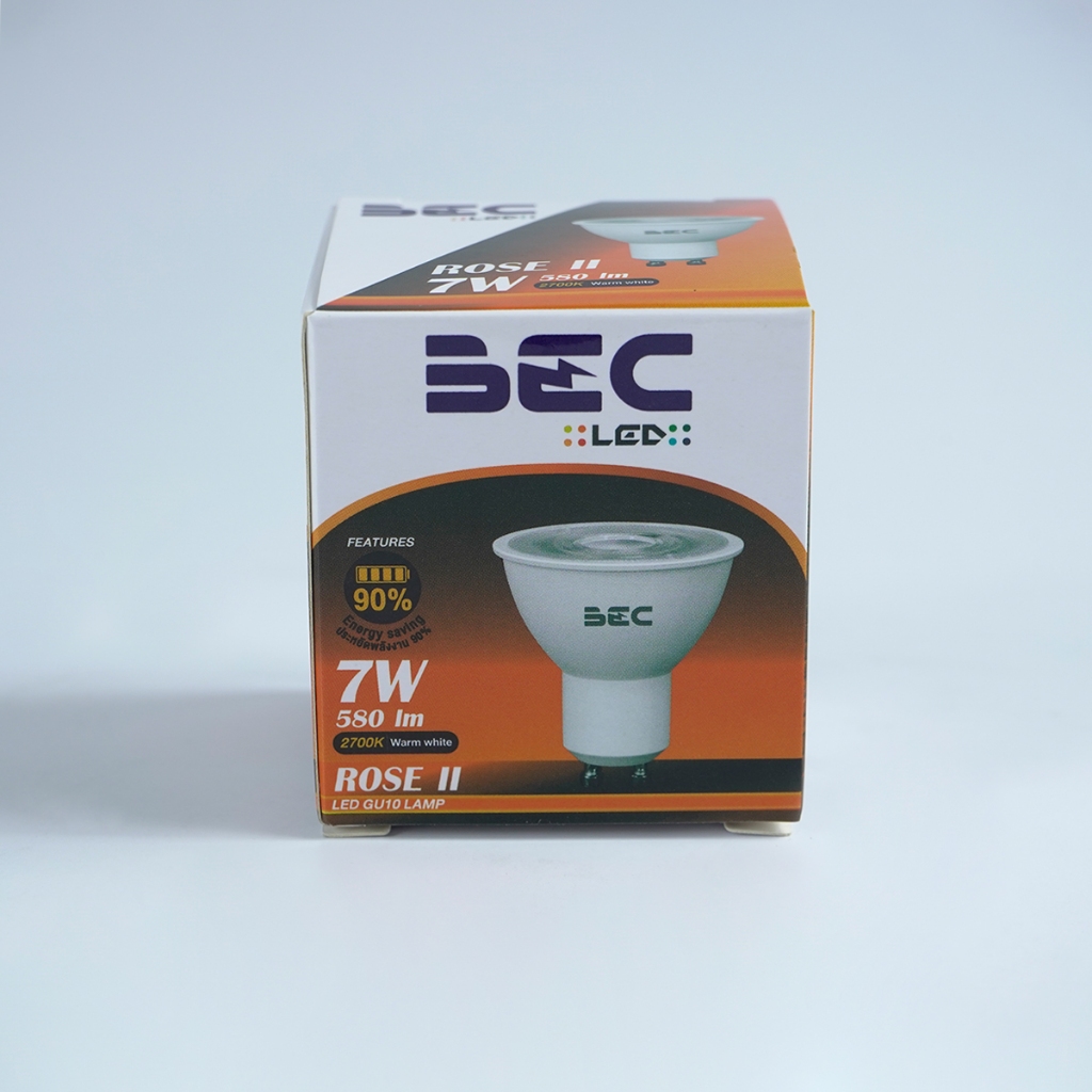 BEC ROSE II 7W หลอดไฟ LED ขั้ว GU10 MR16 รับประกัน 1 ปี | Shopee Thailand