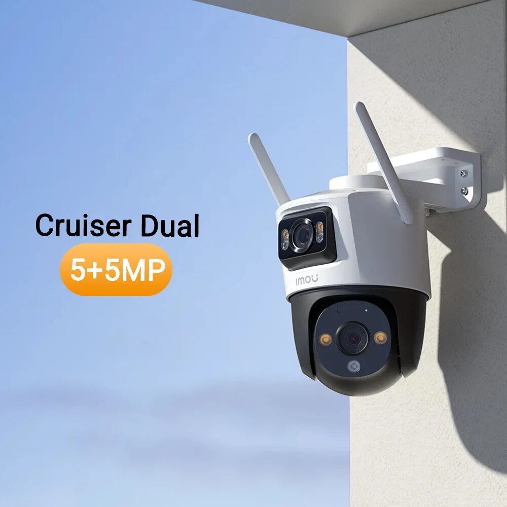 กล้องวงจรปิดDahua IMOU Cruiser Dual 10MP (5MP+5MP) Smart Full-color ...