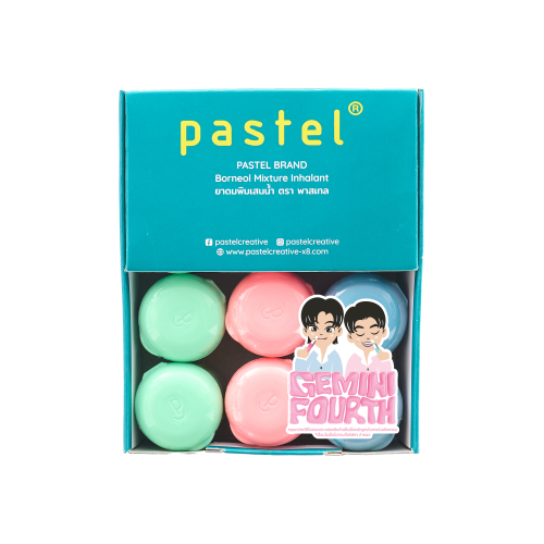 PASTEL BORNEOL INHALER BOX พิมเสนน้ำ แบบกล่อง 12 ชิ้น X GF | Shopee ...