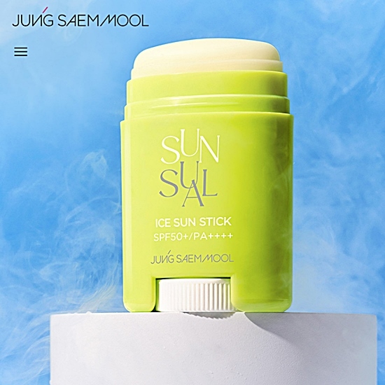 JUNG SAEM MOOL Sun-sual Ice Sun Stick SPF 50+/PA++++ กันแดดชนิดแท่ง ...
