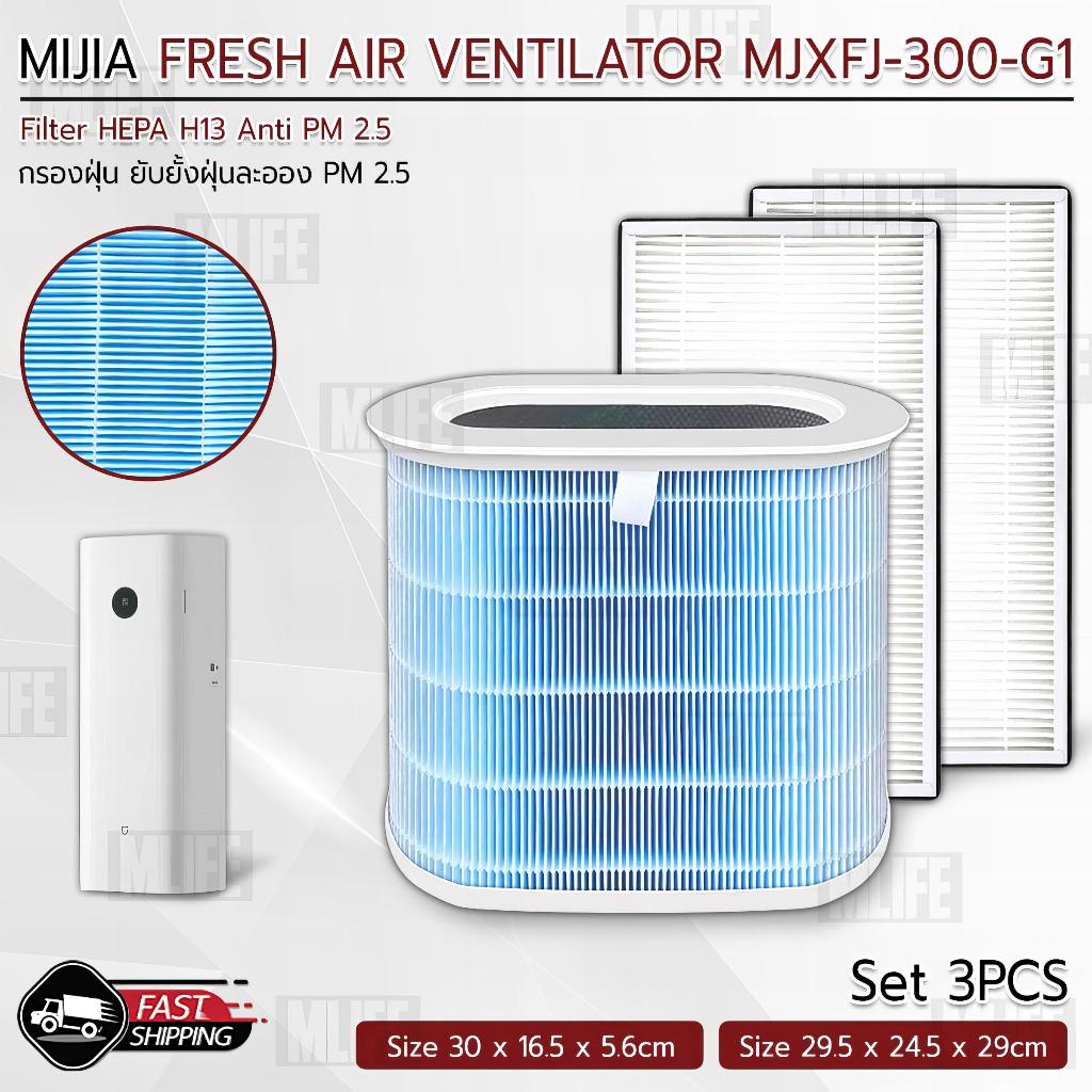 MLIFE - ไส้กรอง Xiaomi Mijia Fresh Air Ventilator MJXFJ-300-G1 ไส้กรอง ...