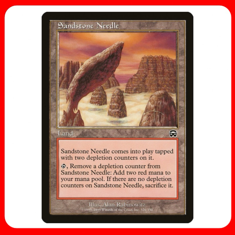 [MTG] Sandstone Needle [MM] [LAND] [COMMON] [NORMAL] [ENG] (การ์ดเมจิค ...
