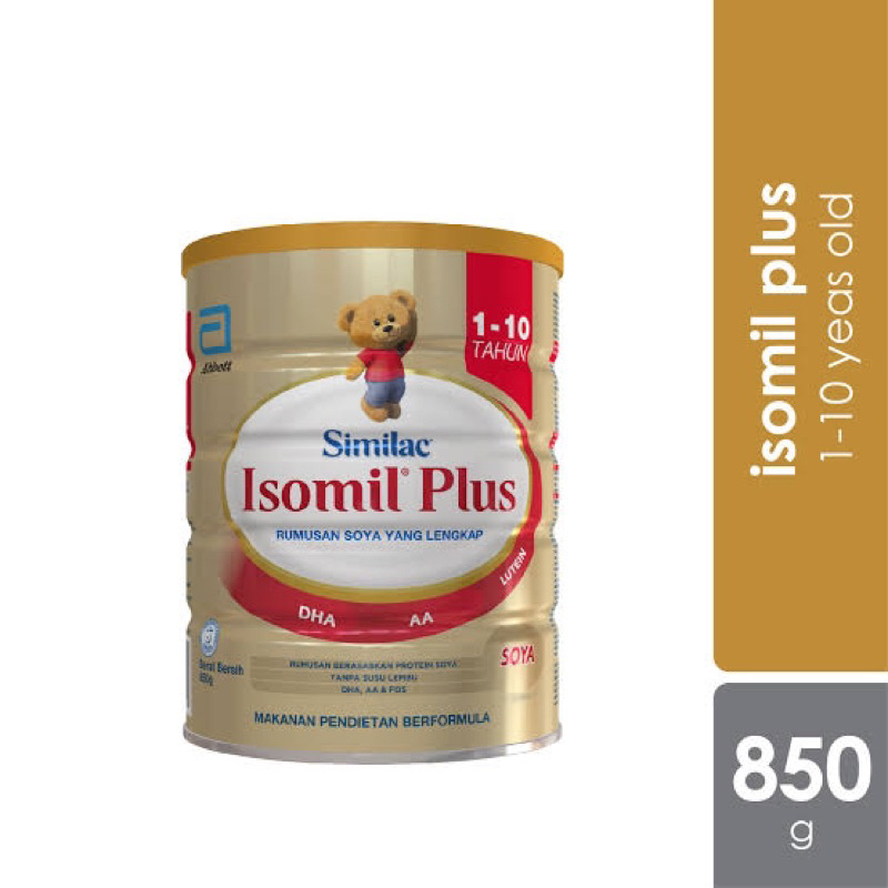 Isomil Plus Children’s Soy Milk Formula 850g | For Age 1-10 Years Old ...