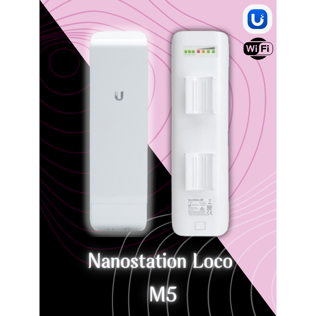 อุปกรณ์ Wifi ส่งสัญญาณระยะไกล Wifi CPE กลางแจ้ง 5.8G Nanostation Loco ...
