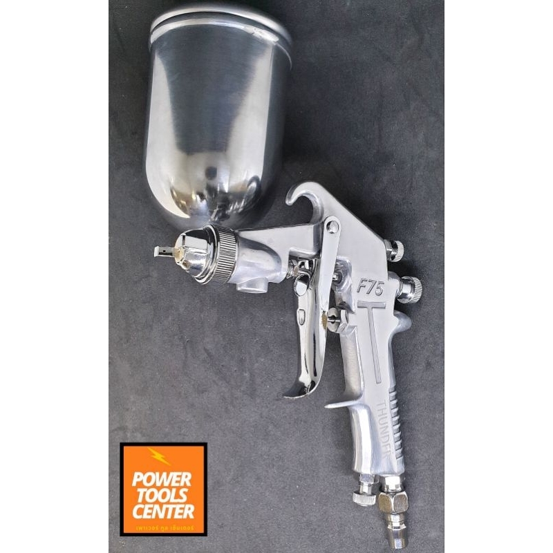 กาพ่นสี F75G 1.3 THUNDER (ธันเดอร์ ) ถ้วย 400 cc แภมฟรี กรองดักละอองน้ำ ...