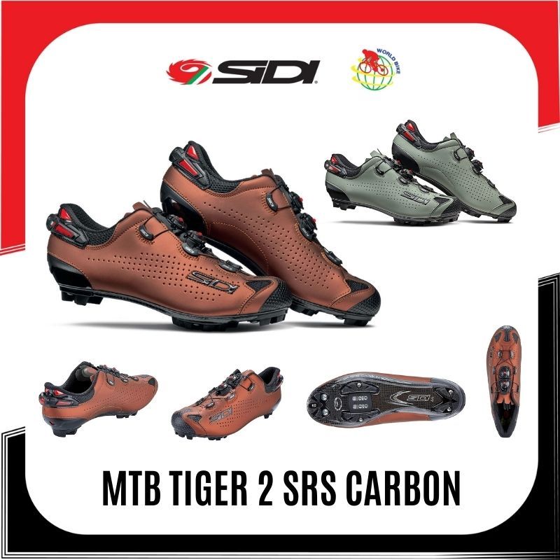 รองเท้าปั่นจักรยานเสือภูเขา Sidi รุ่น Tiger 2 SRS Carbon | Shopee Thailand