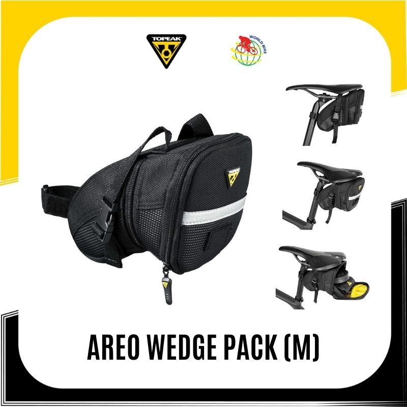 กระเป๋าใต้หลักอานจักรยาน Topeak รุ่น Areo Wedge Pack | Shopee Thailand
