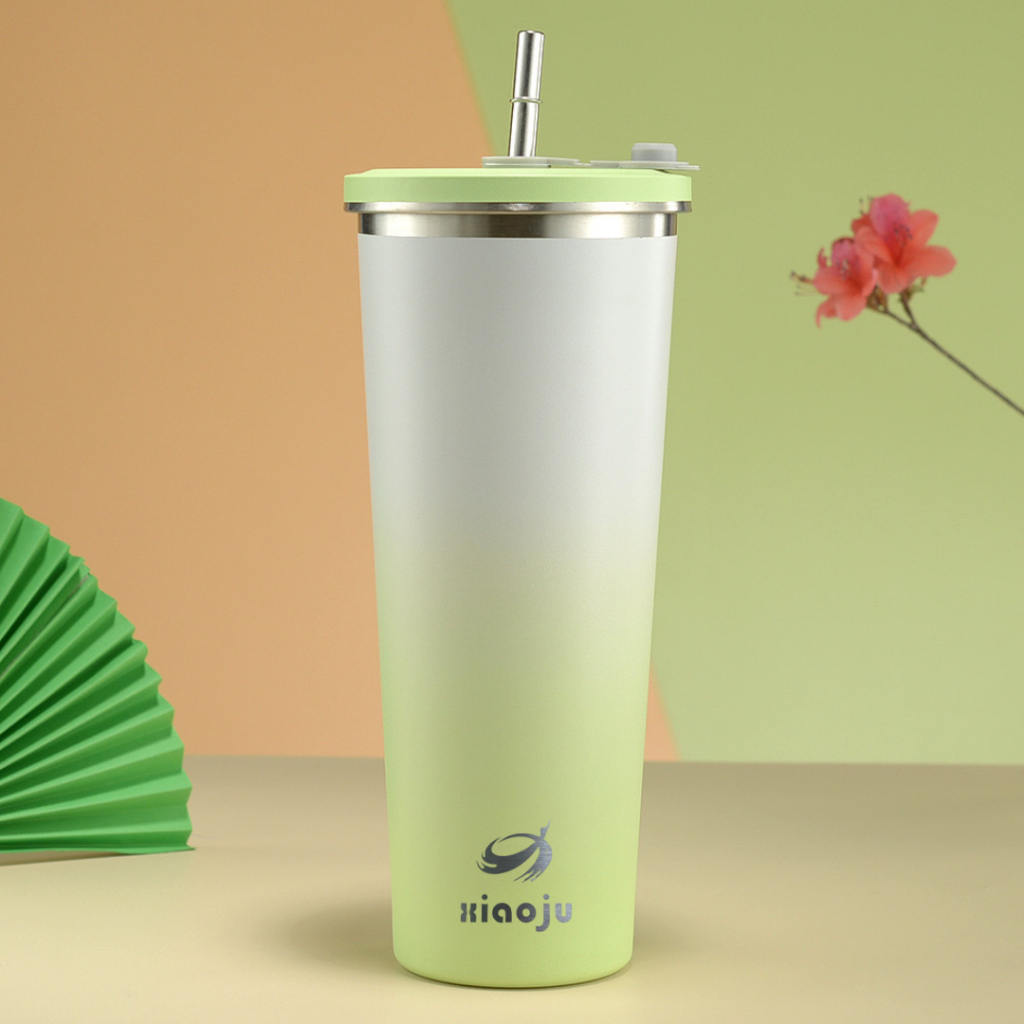 Xiaoju แก้วเก็บความเย็น แก้วกาแฟ สแตนเลส 304 เก็บร้อนเก็บเย็นได้ มี 4 สี 2 ขนาด 520ml , 750ml ...